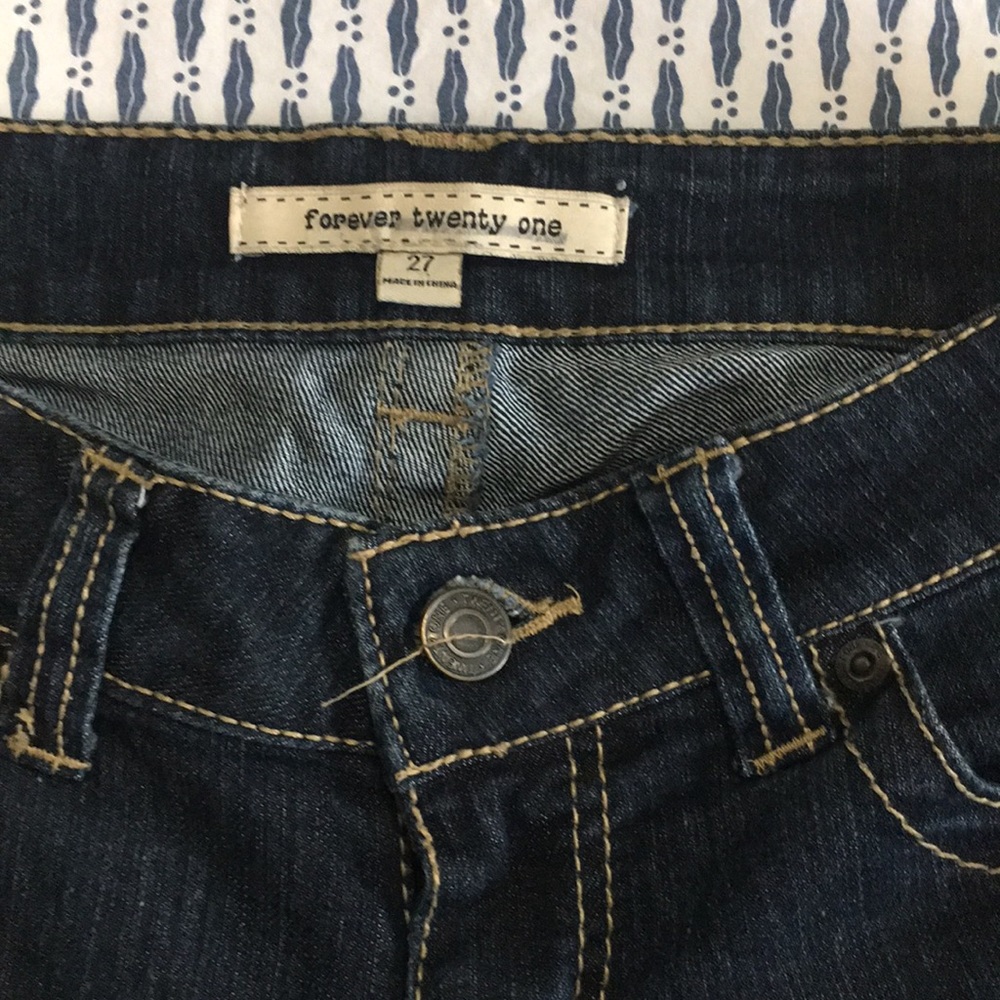 Forever Twenty One Perfect Low Rise Skinny Jeans - Gem